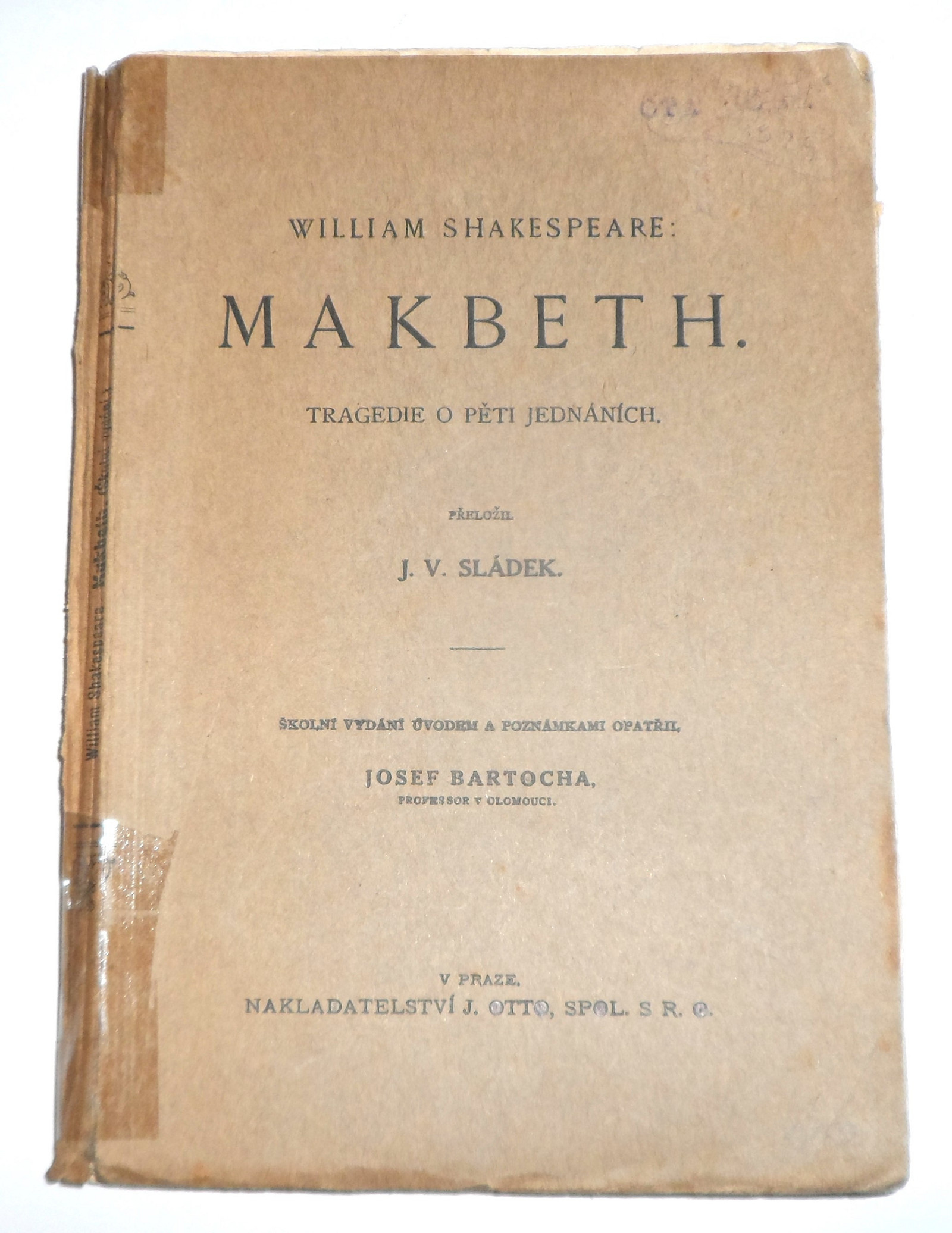 Kniha William Shakespeare: MAKBETH, 1916 / od Cusco | Fler.cz