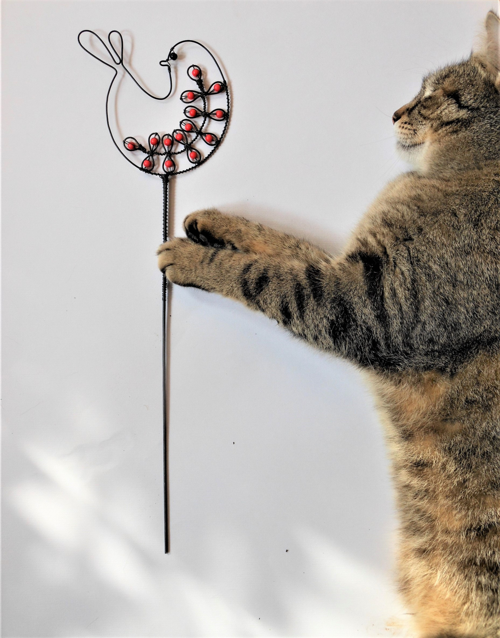 Zápich červený Ptáček Bobulka / od mat.alena | Fler.cz