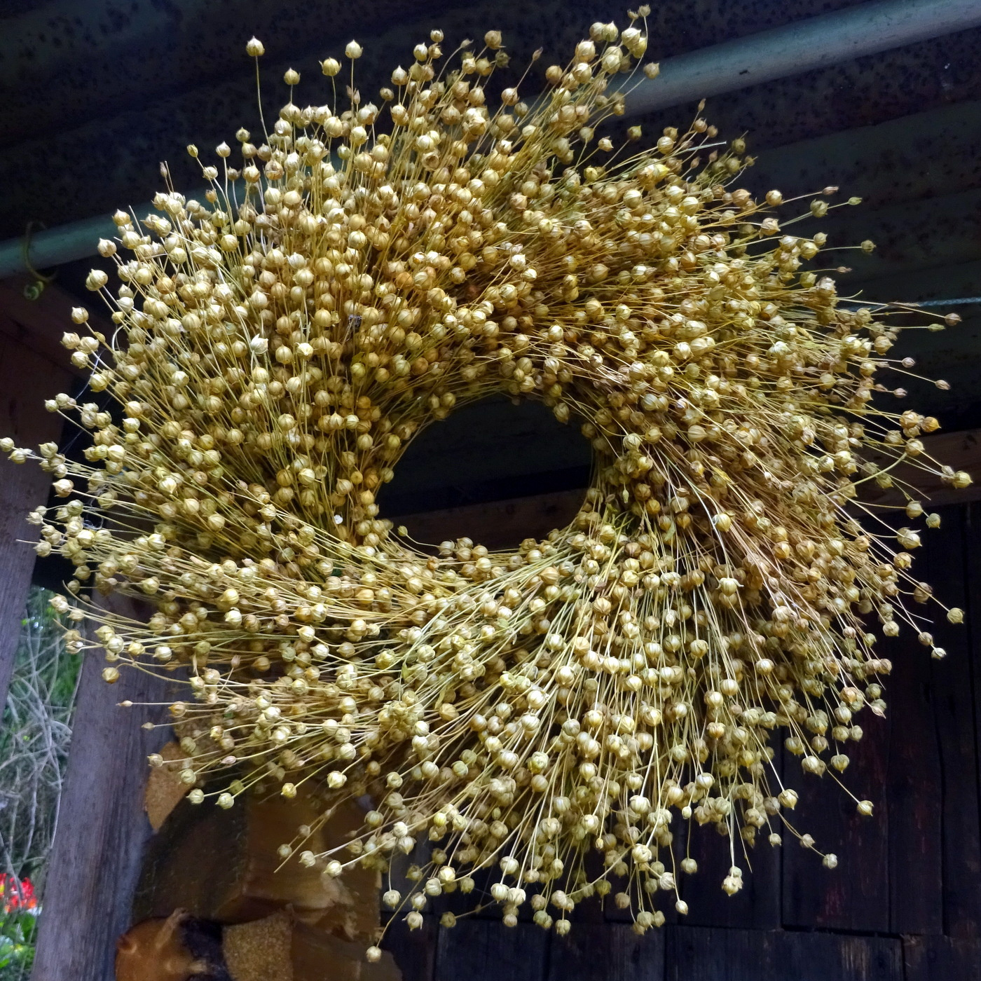 Béžový Věnec - Lněný... / od drahuska56 | Fler.cz