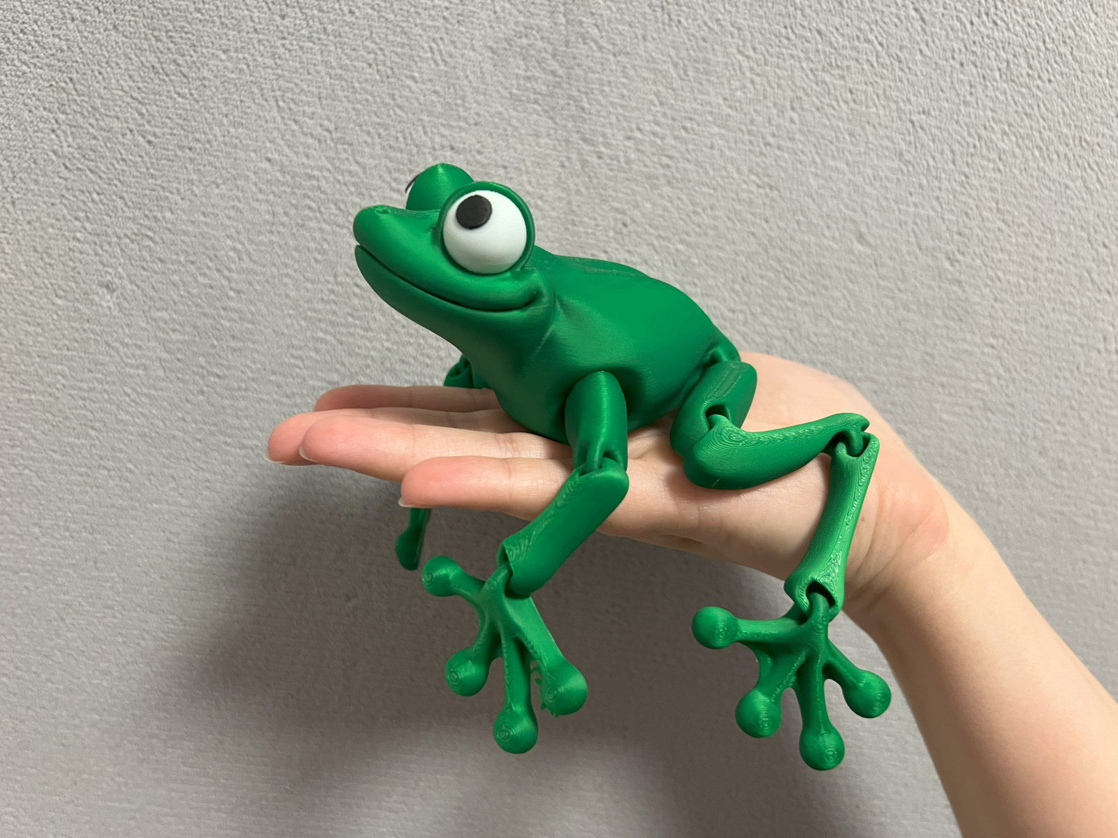 Figurka zelená Flexi Žába - 13 cm - 3D tisk / od 3Dstack | Fler.cz