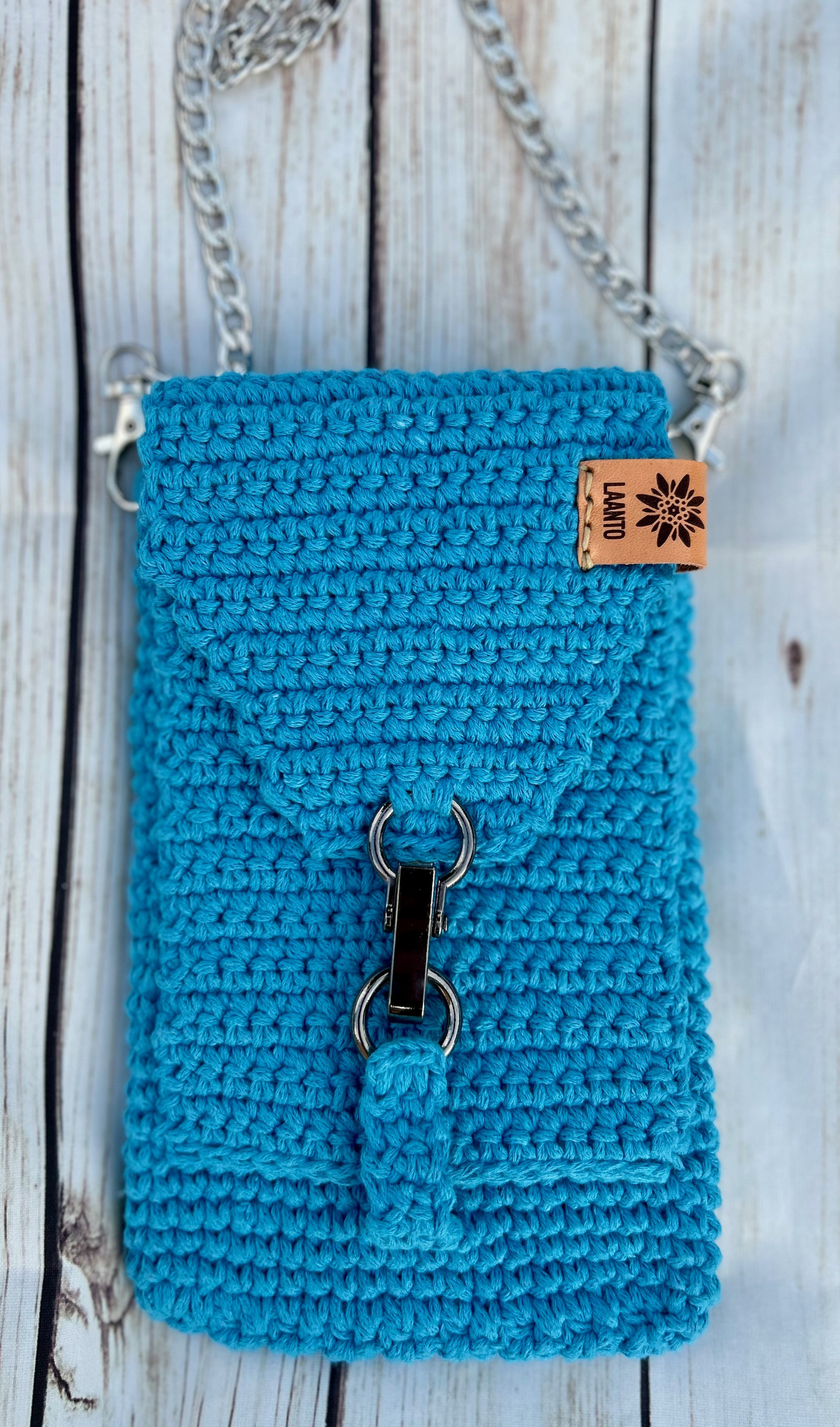 Tyrkysová Modrá kabelka - mini / od LAANTO | Fler.cz