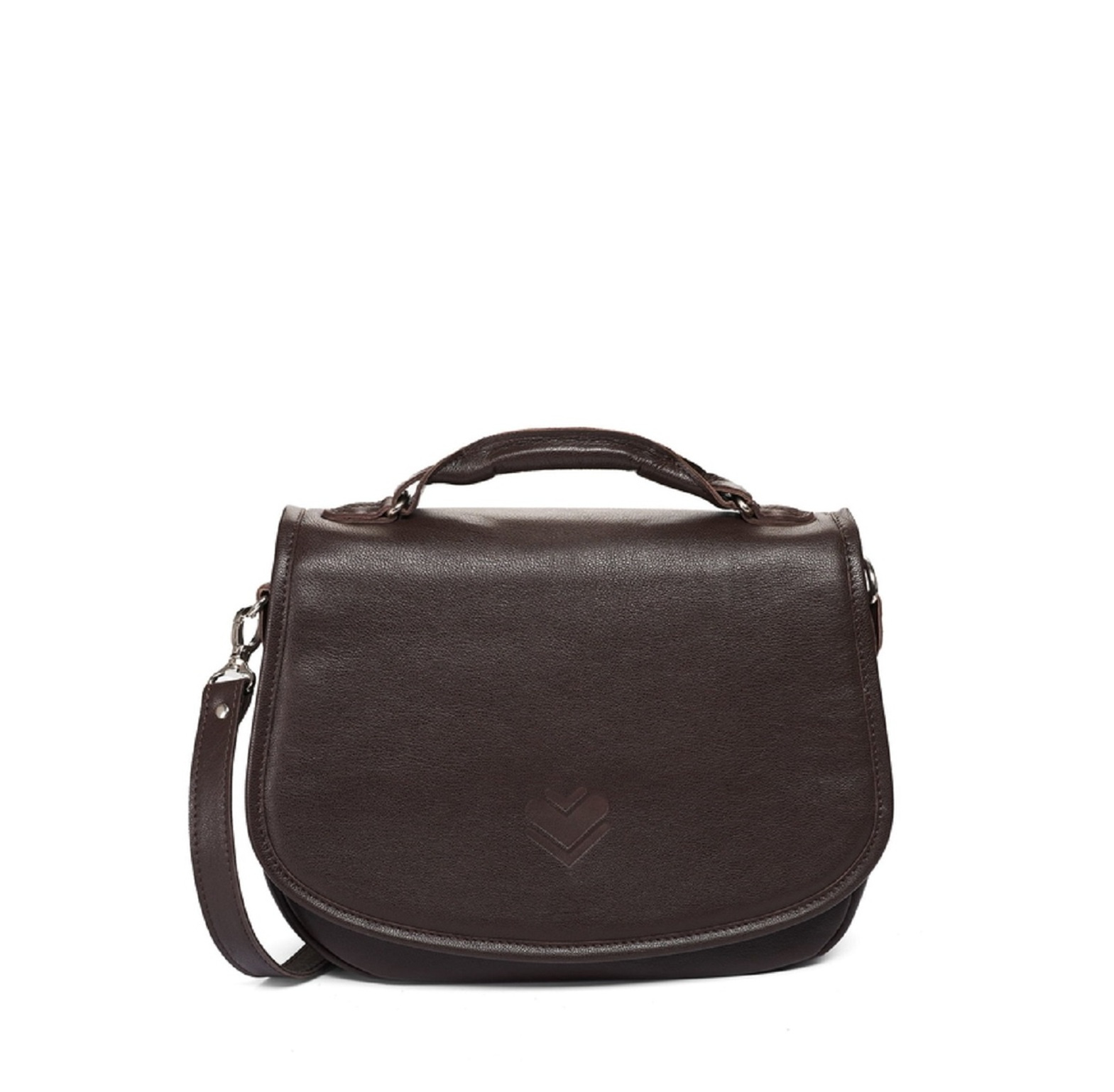 Dámská Kožená kabelka M 22 - hnědá / od INDIVIDUALITY | Fler.cz