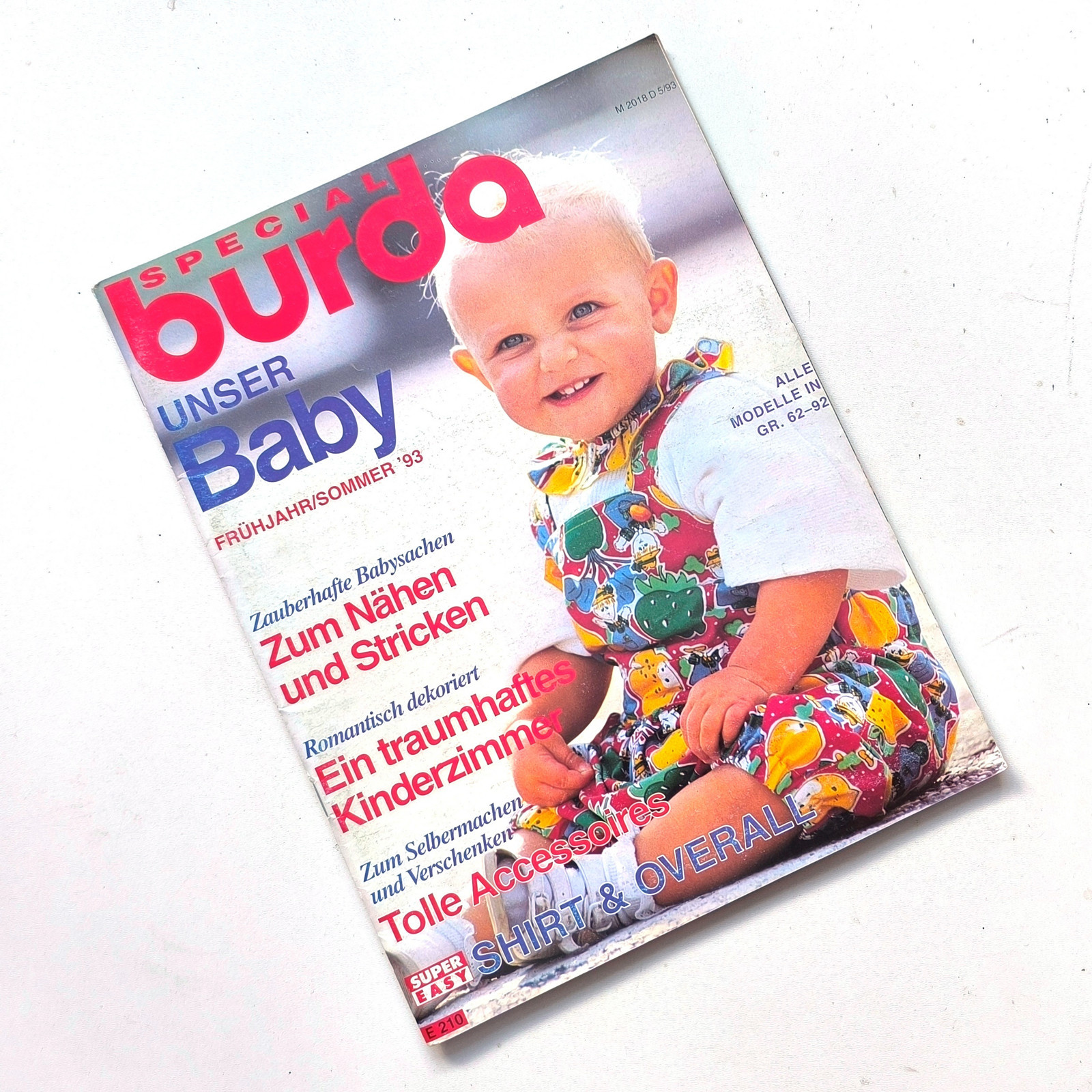 Knihy a časopisy červené BURDA SPECIÁL UNSER BABY 1993 / od sindinkaa | Fler.cz