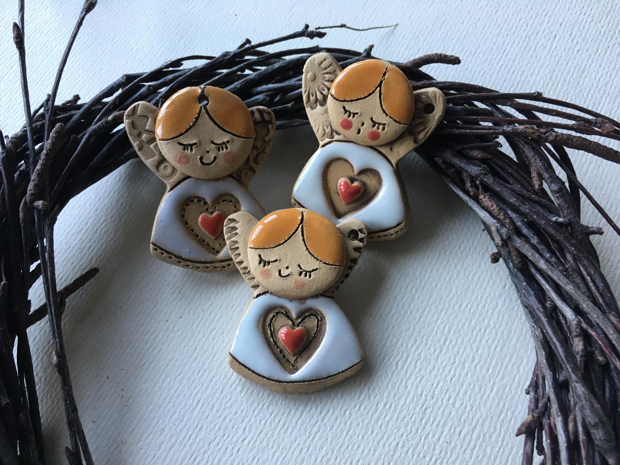 Bílý Andělské štěstíčko / od IK atelier | Fler.cz