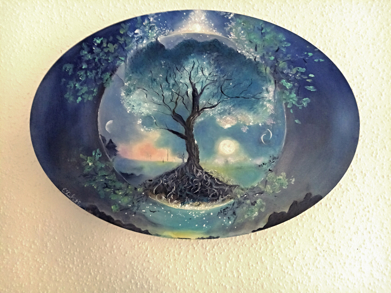 Malba olej na plátno Strom života / od KomunikacE1960dům | Fler.cz