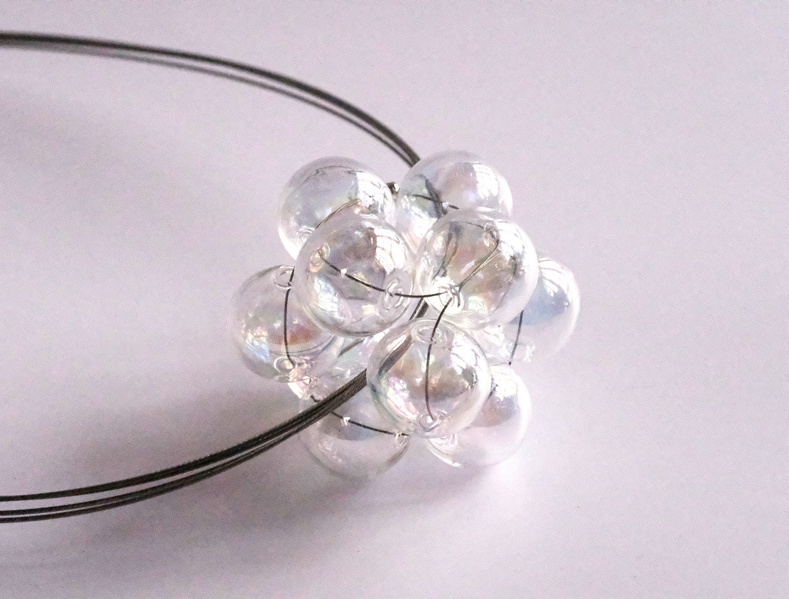 Dámský čirý Molekula IRIS- náhrdelník / od prachenka | Fler.cz