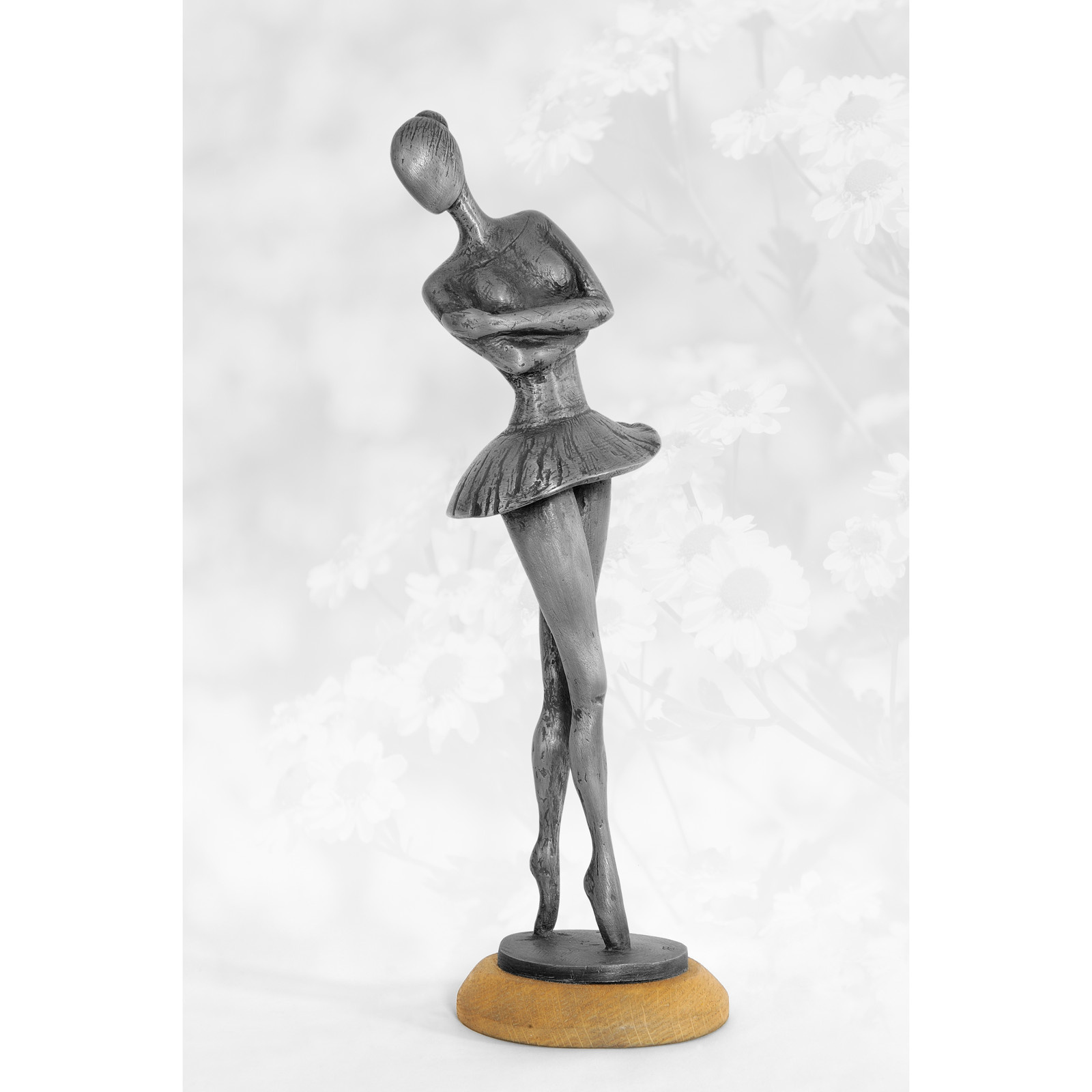 Baletka, cínová socha, originální soška z kovu / od malo | Fler.cz