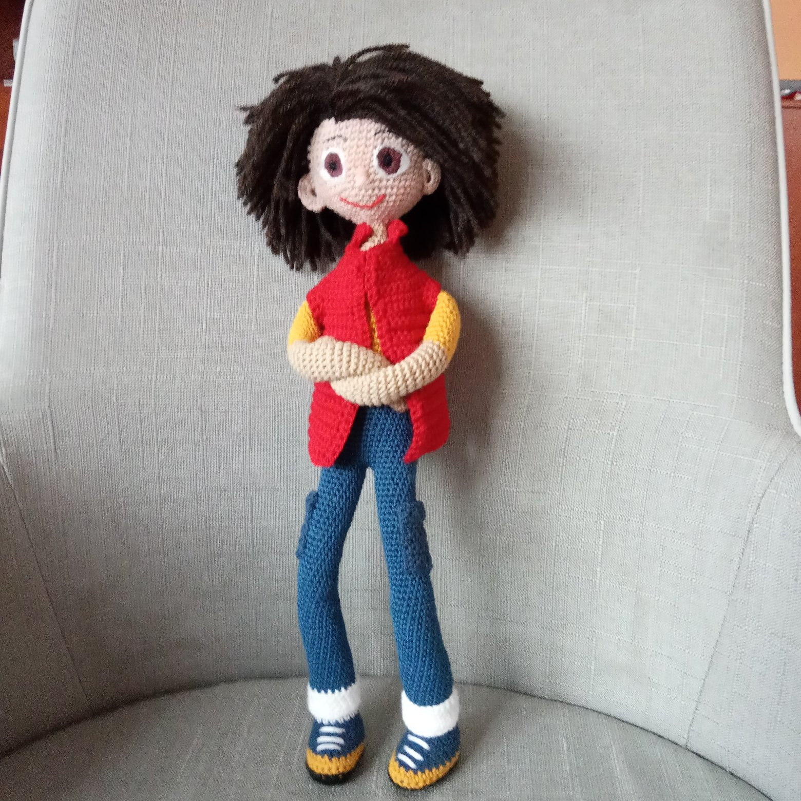 Dětská půlnoční modrá Háčkovaná postavička na objednávku / od dana.kka ...