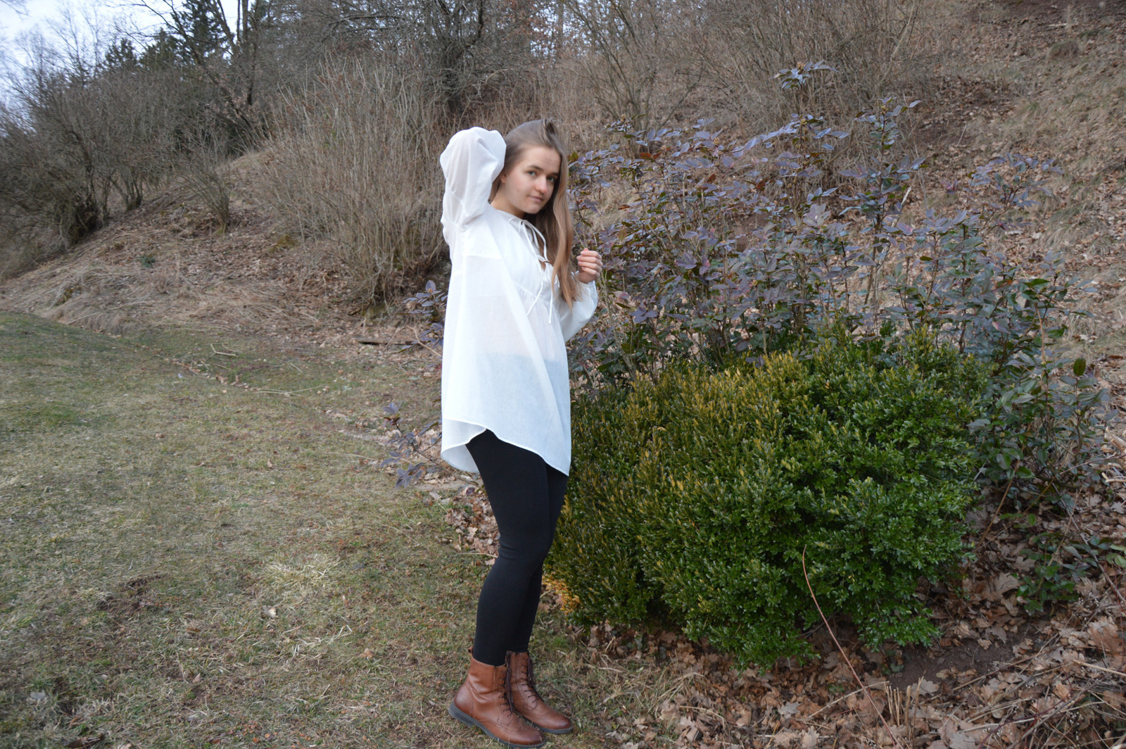 Dámská Košile řasená bílá / od Šaty a kabátky | Fler.cz