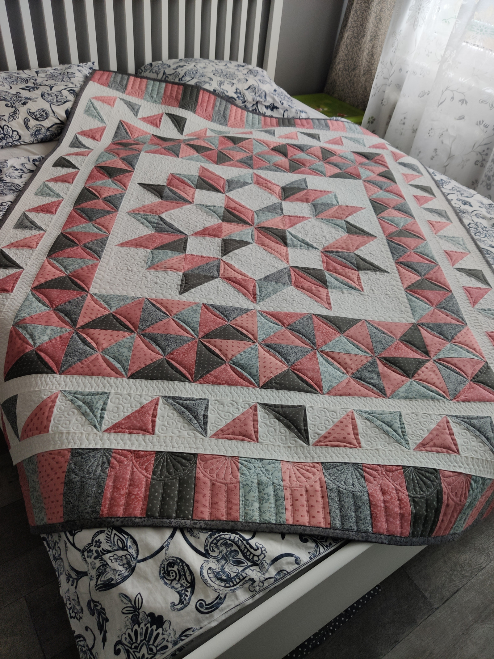 Růžová Patchworková deka / od Jarčin patchwork | Fler.cz