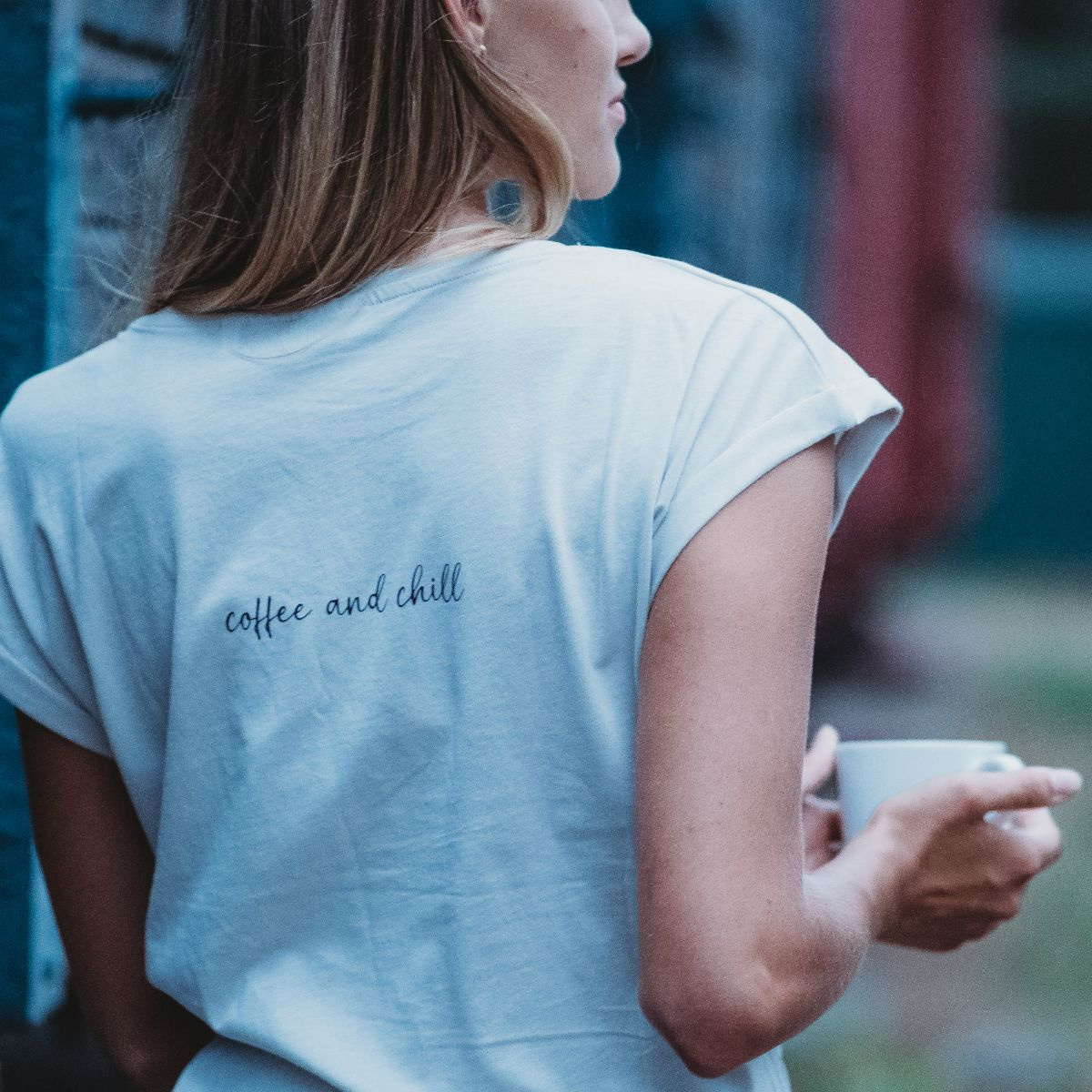 Dámské béžové Tričko coffee and chill, vel. L / od triko v SOULadu ...