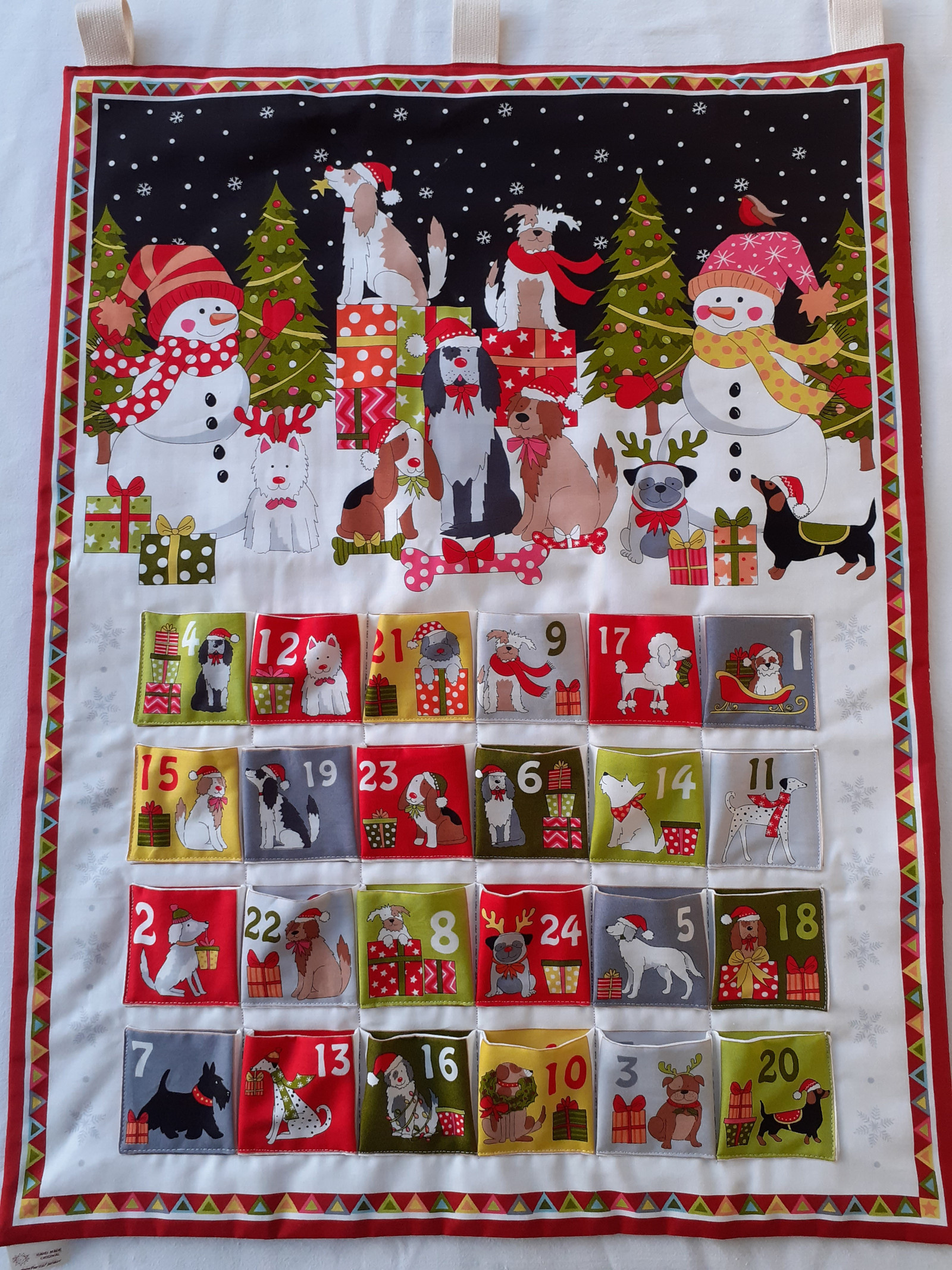 Vícebarevný Adventní kalendář pejskový / od jeňapr | Fler.cz