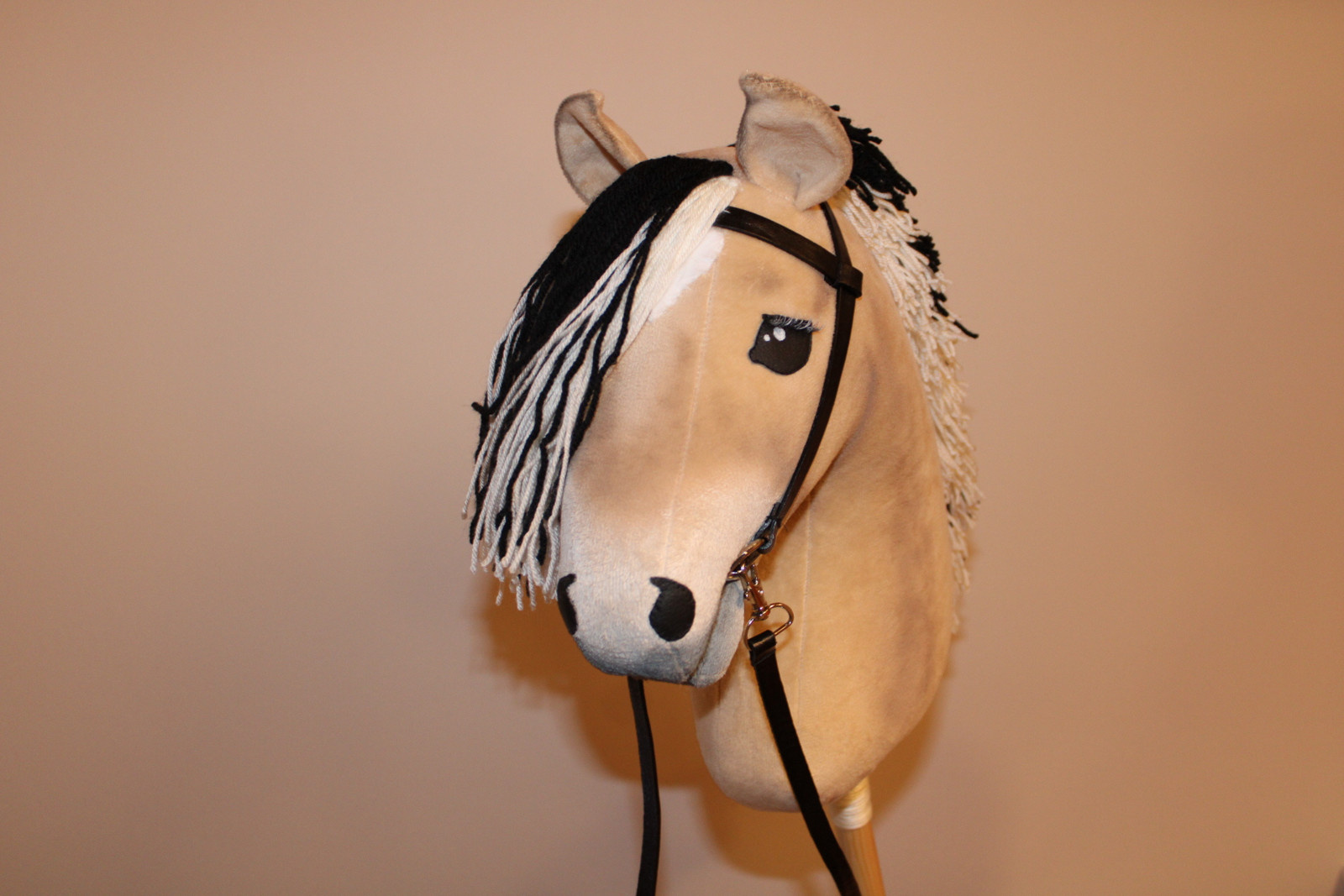 Zvířátko kůň dětské béžové Hobby horse Fjord Herry Star / od BuBahands ...