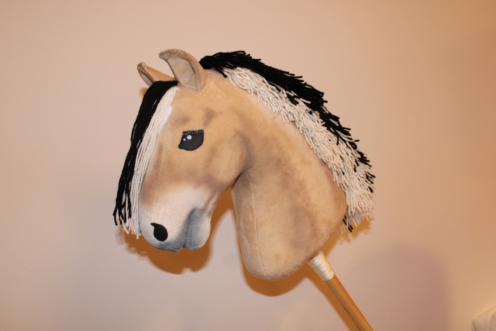 Zvířátko kůň dětské béžové Hobby horse Fjord Herry Star / od BuBahands ...