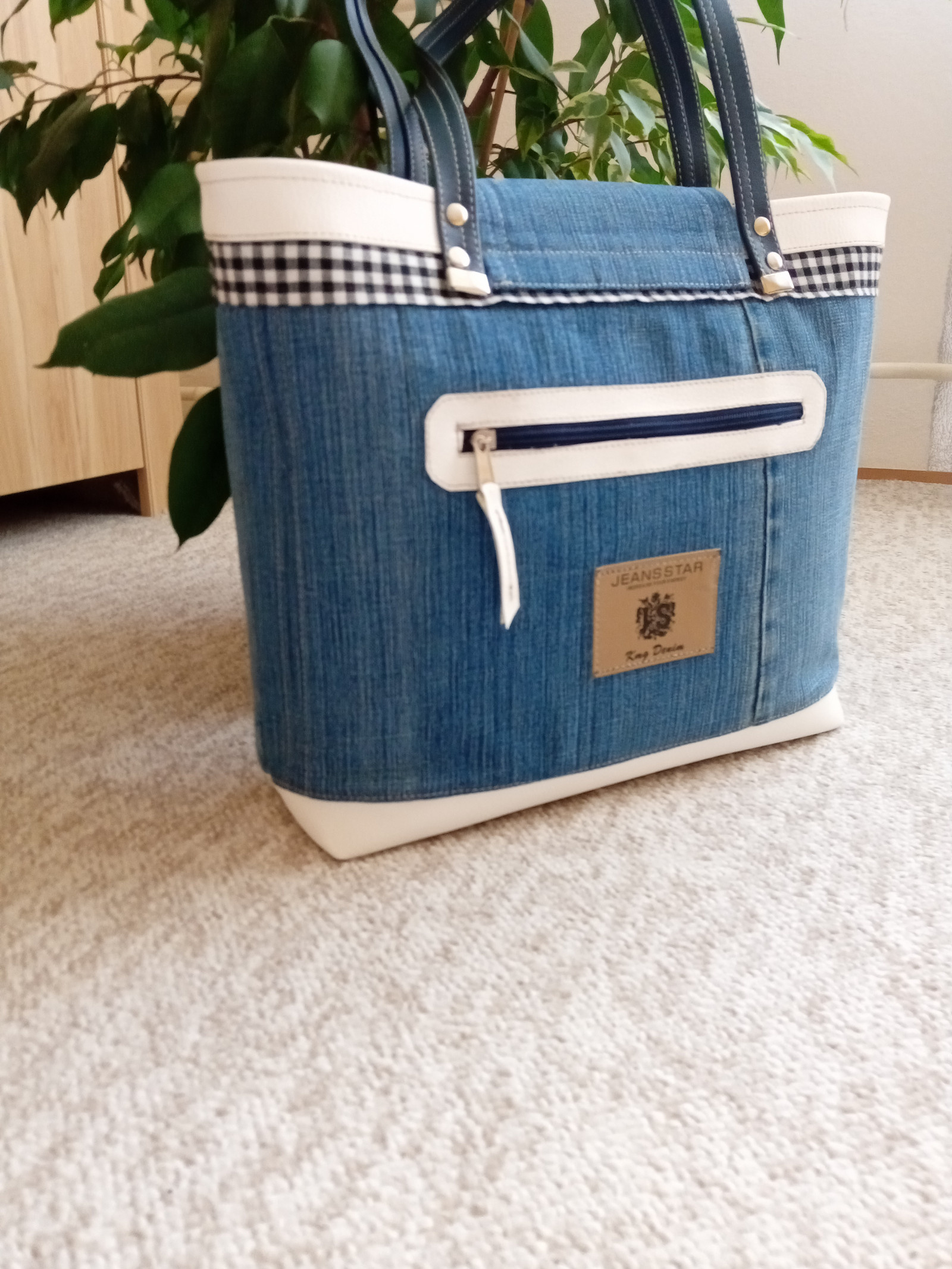 Dámská modrá Taška riflová / od Ja.B. | Fler.cz