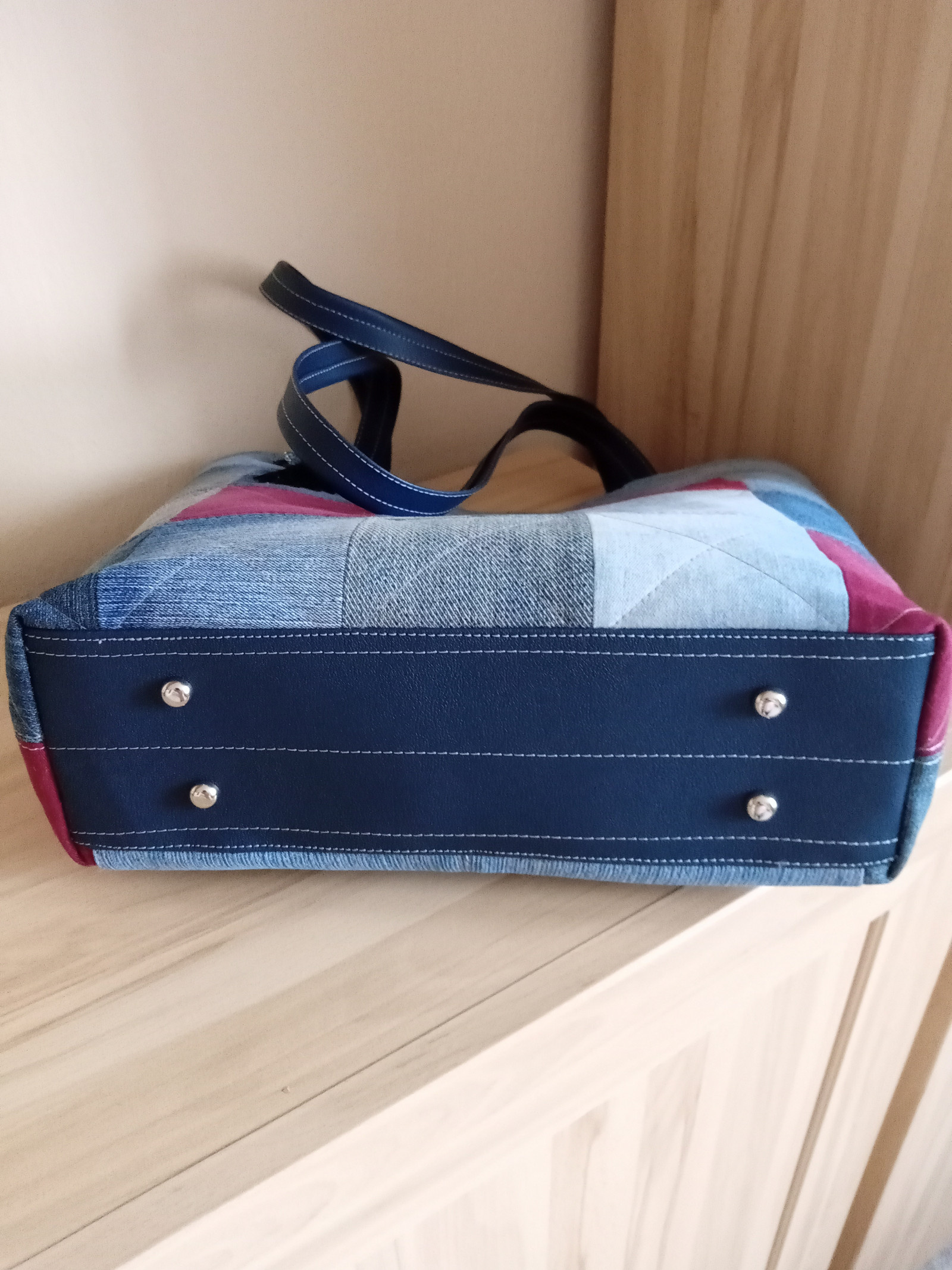 Modrá Riflová taška- na nákup, k vodě, do knihovny.... / od Ja.B. | Fler.cz