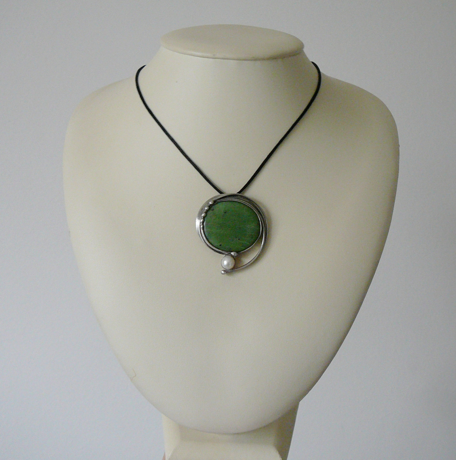 Přívěsek dámský zelený Čo si v mojom srdci našiel / od KAndi | Fler.cz