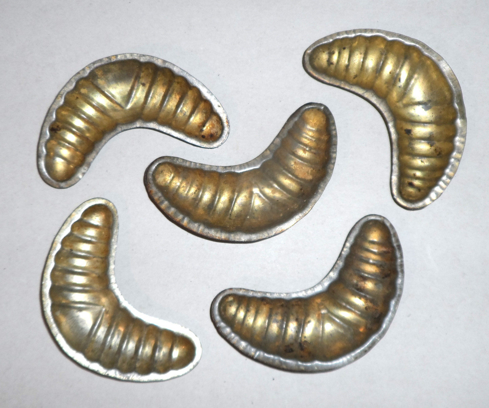 Formička 5x kovové plnící FORMIČKY na cukroví, rohlíčky / od Cusco ...