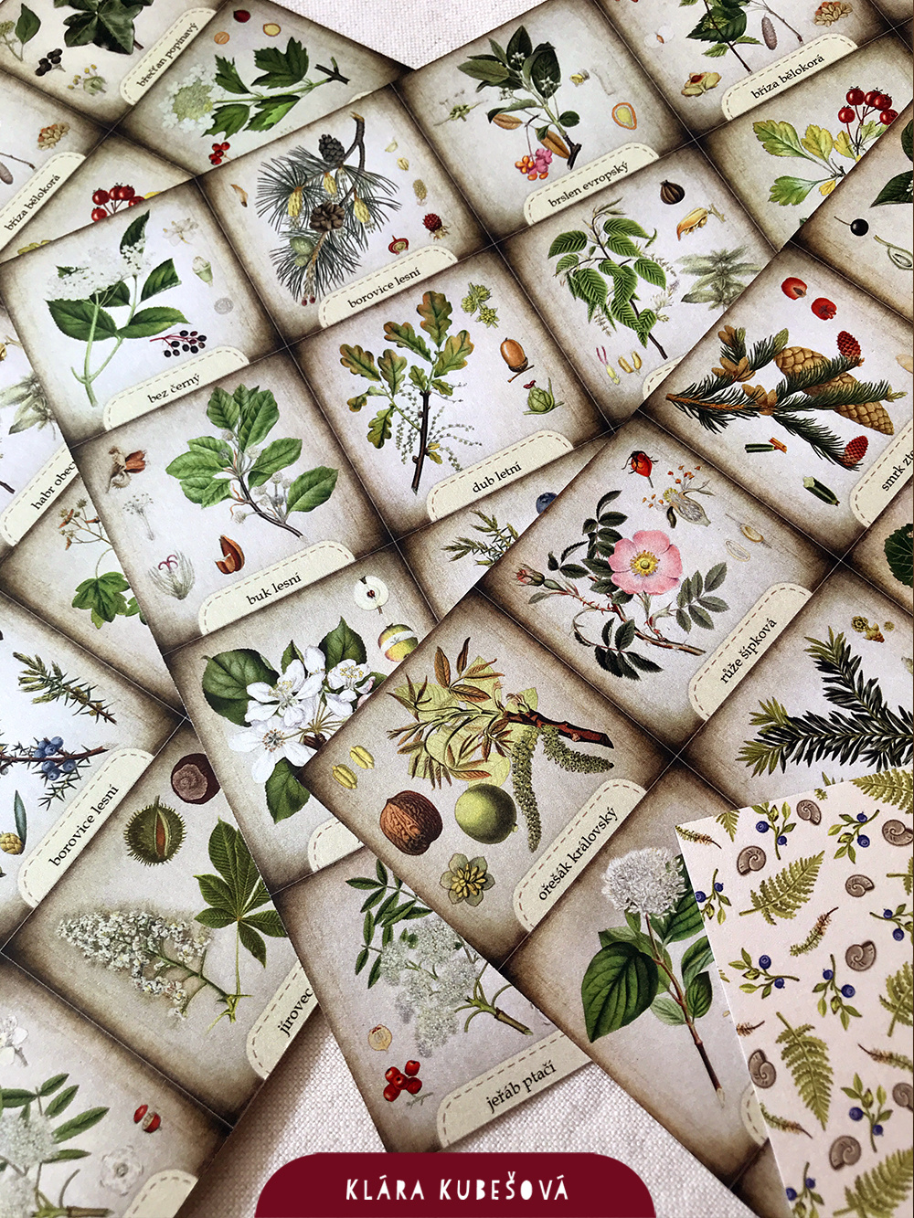 Zelené Pexeso - stromy/keře pouze pexeso / od Amélka | Fler.cz