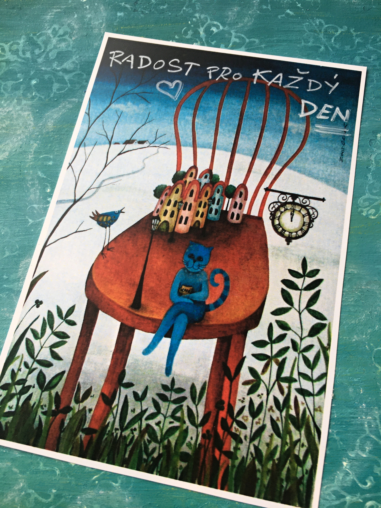 Cedule vícebarevná Karta pro radost... / od Jana Zwinsová | Fler.cz