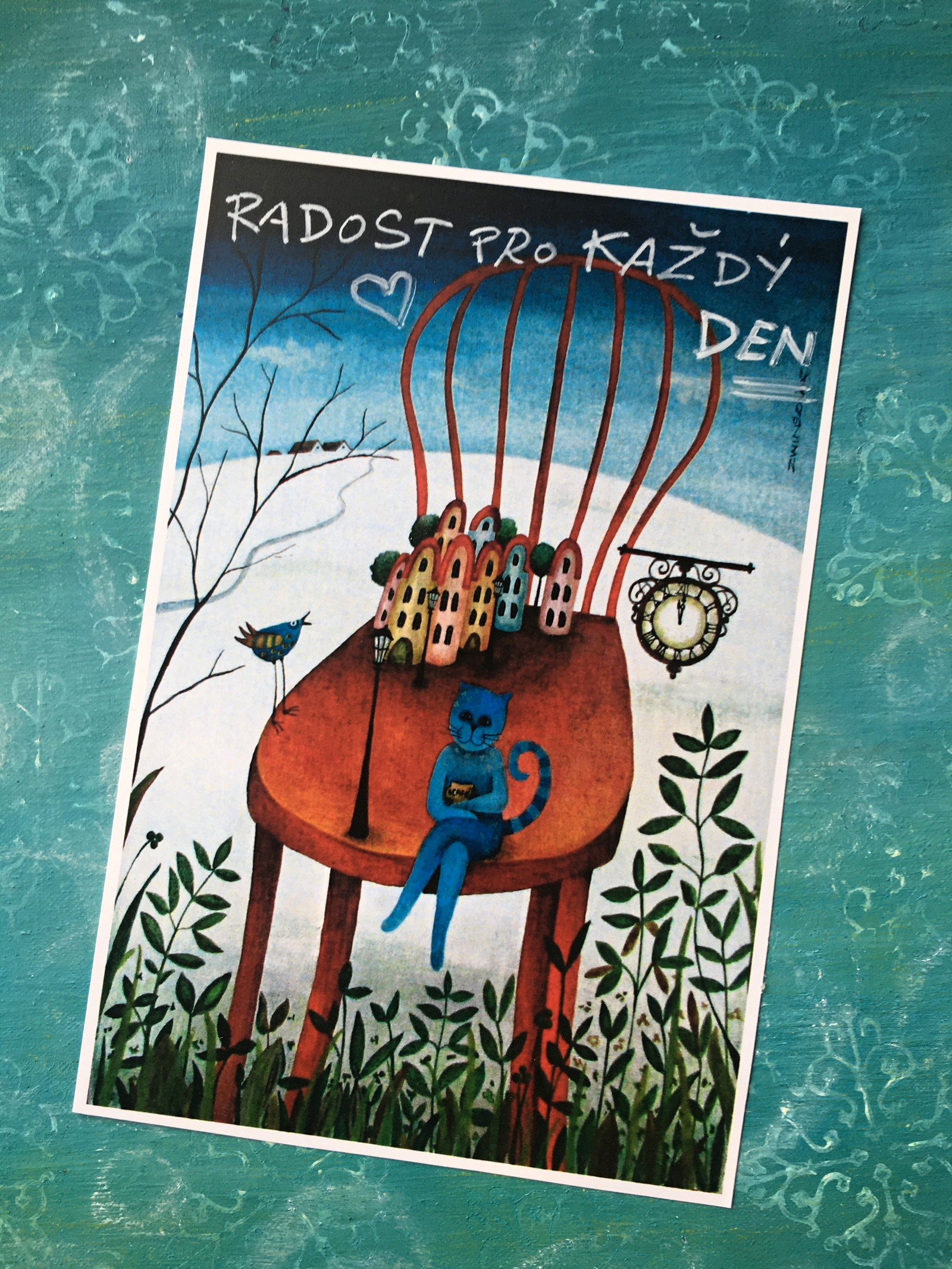 Cedule vícebarevná Karta pro radost... / od Jana Zwinsová | Fler.cz