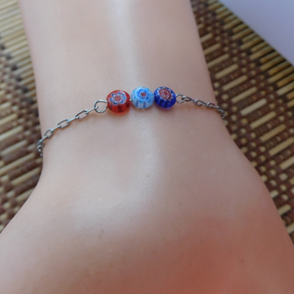 Nákotník dámský Náramek - Řetízek na nožku nebo ruku, nerez / od Čaki ...