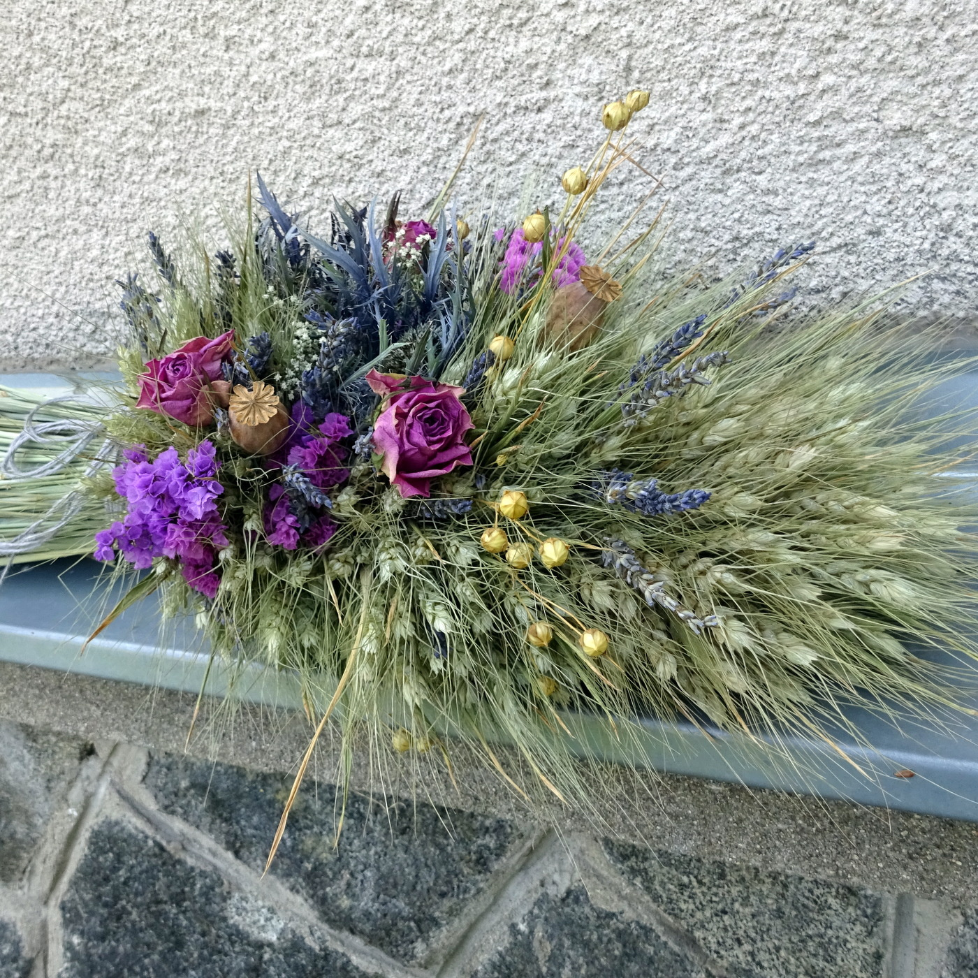 Vícebarevný Snop - Přírodní, růže, bodláky... / od drahuska56 | Fler.cz