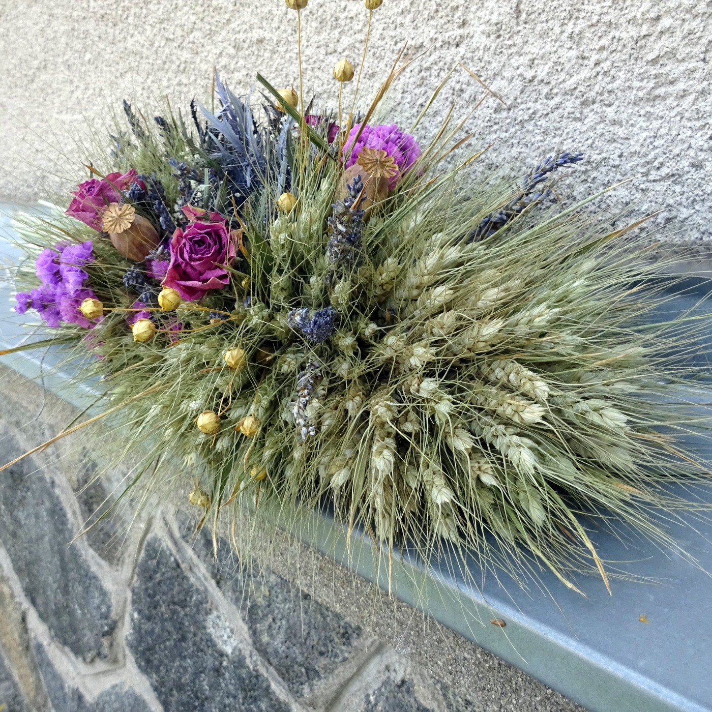 Vícebarevný Snop - Přírodní, růže, bodláky... / od drahuska56 | Fler.cz