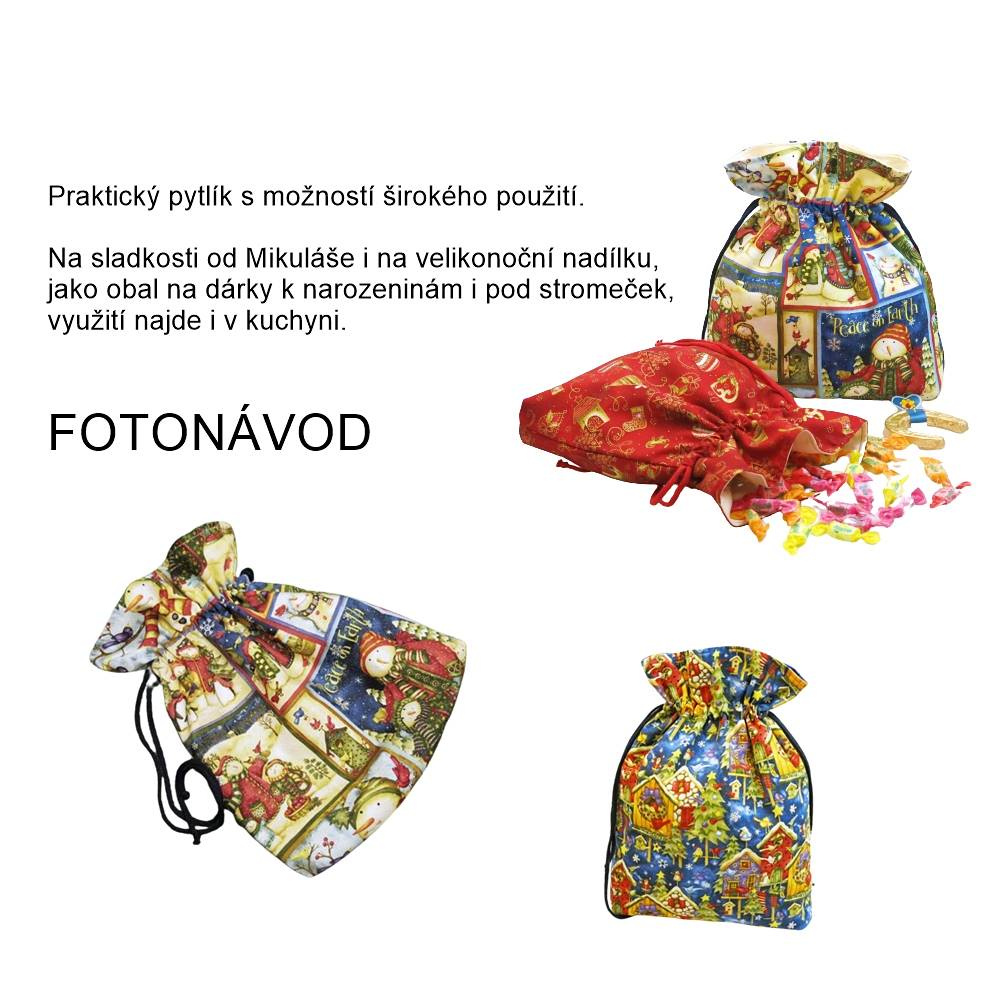 Návod a předloha Dárkový pytlík / od U Ajky | Fler.cz