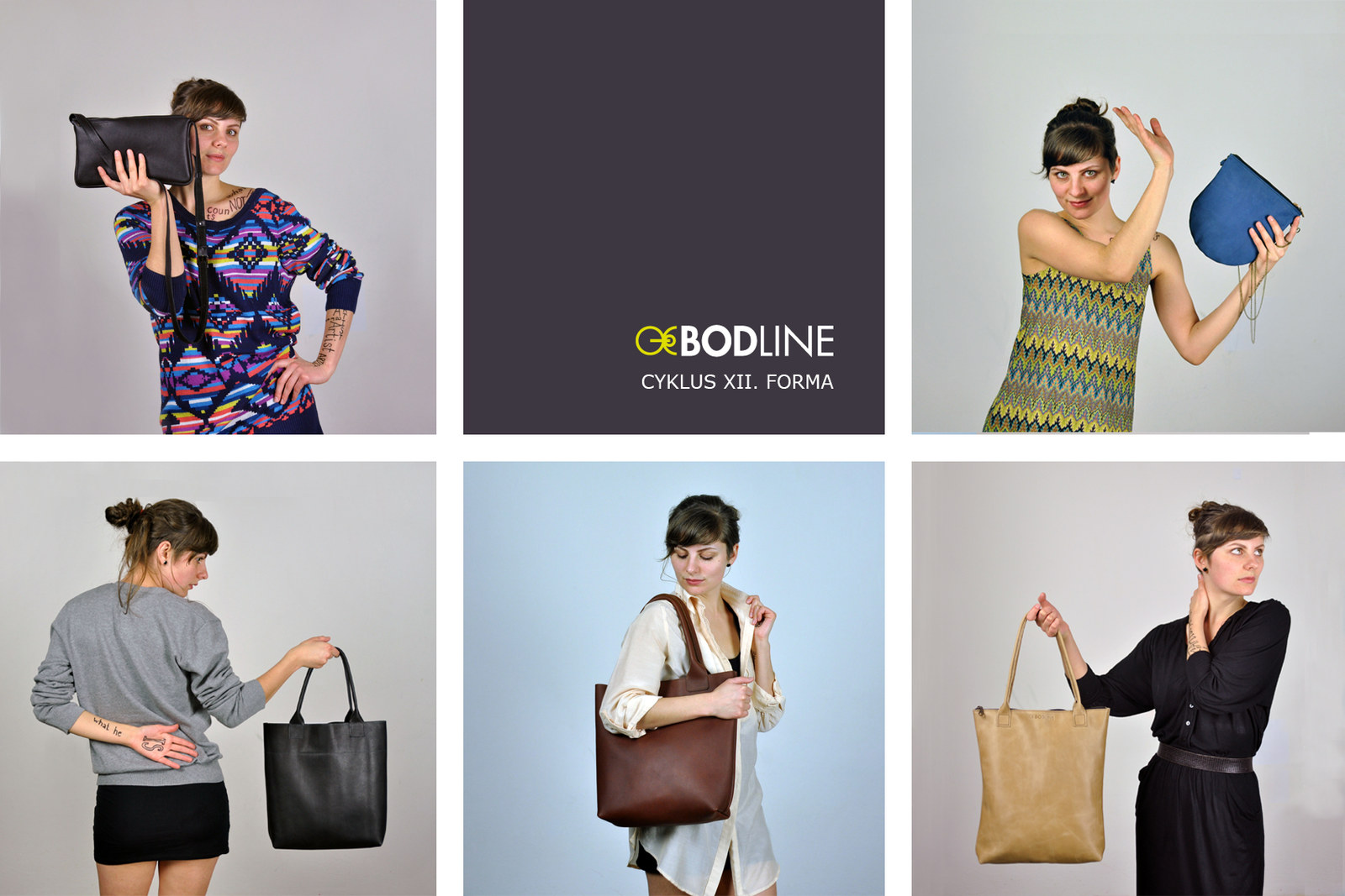 Kabelka velká dámská hnědá Zipkabela Forma / od BODLINE | Fler.cz