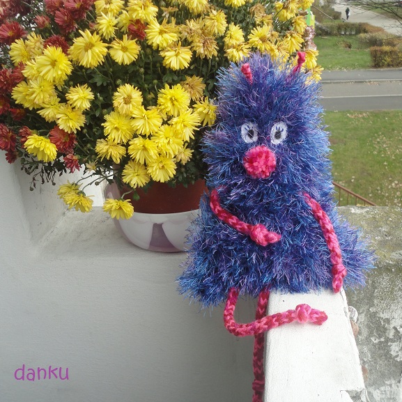 Maňásek dětský modrý Pan Bambulka / od danku | Fler.cz