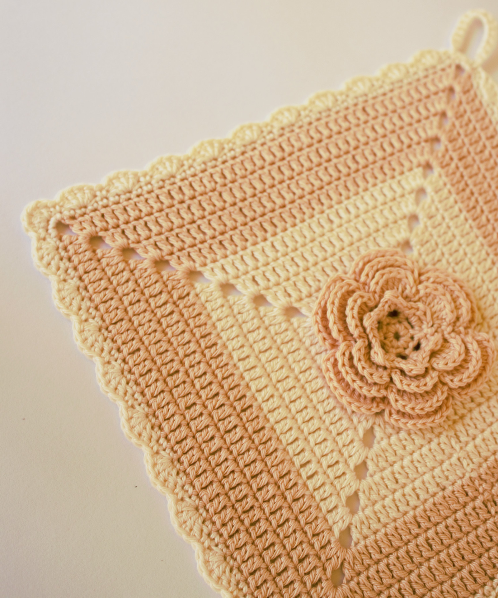 Dekorační chňapka s růžičkou / od Steffi Flower | Fler.cz