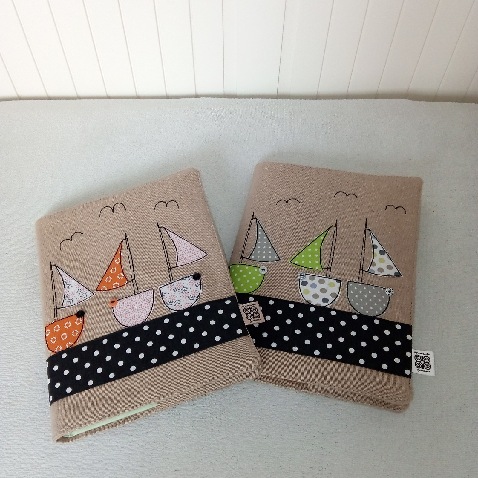 Originální textilní obal na knihu / od MossyArt | Fler.cz