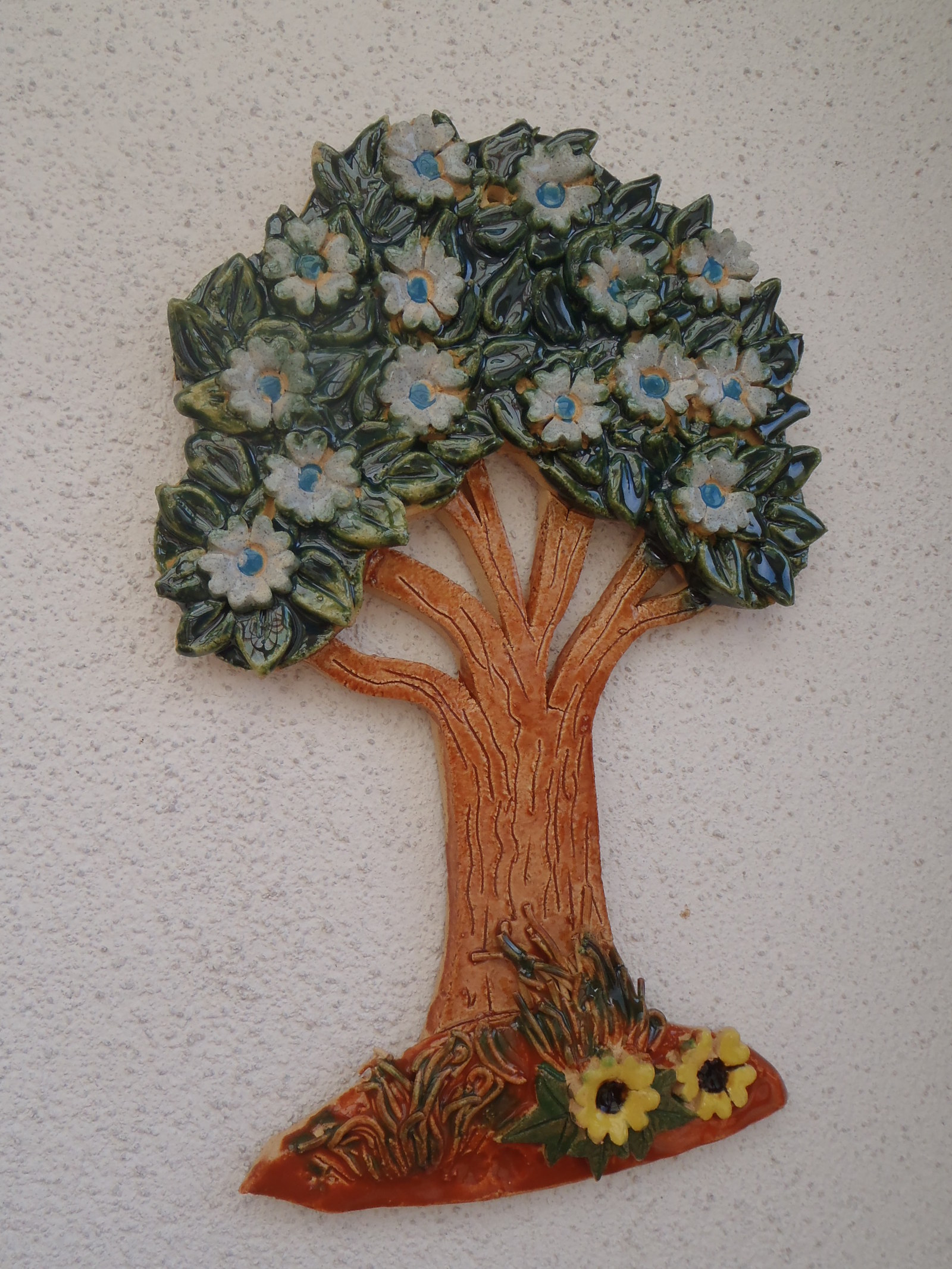 Kachle vícebarevná Jarní strom / od TK-Sejřek | Fler.cz