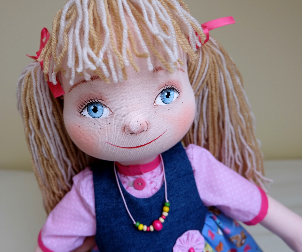 Nebesky modrá Panenka " Terezka"...:) / od Inuska | Fler.cz