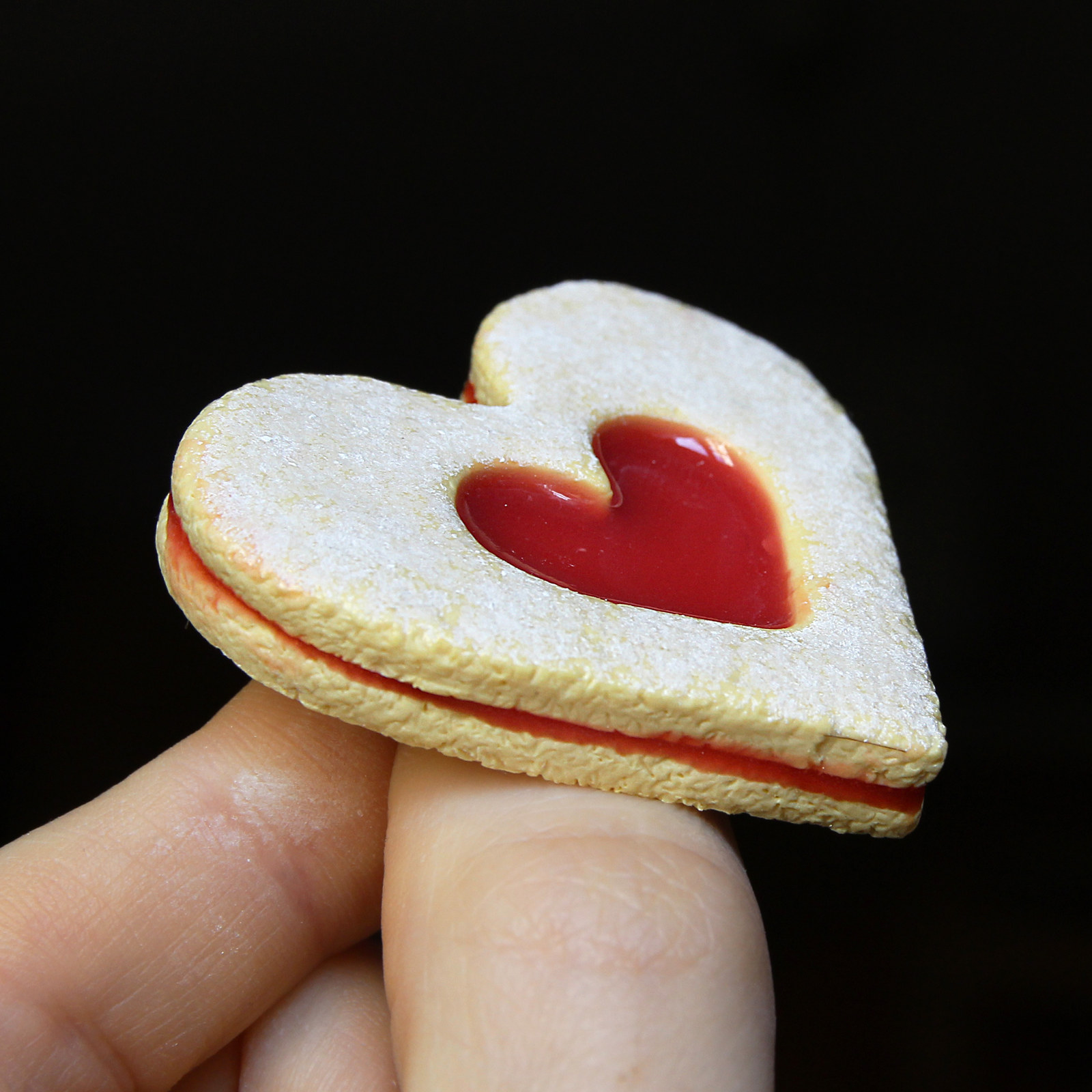 Dámská béžová Linecké srdíčko (brož) / od Circus mind | Fler.cz