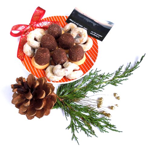 Cukroví Vanilkové rohlíčky s mandlemi, 500 gramů / od asmera | Fler.cz