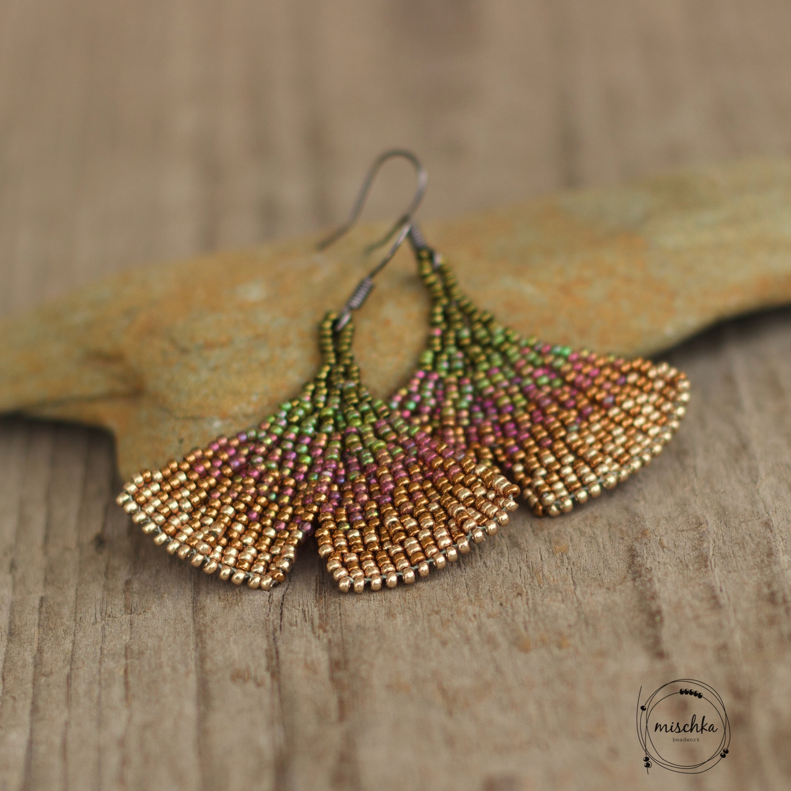 Růžové Náušnice "Jinany" / od Bird on Birch | Fler.cz