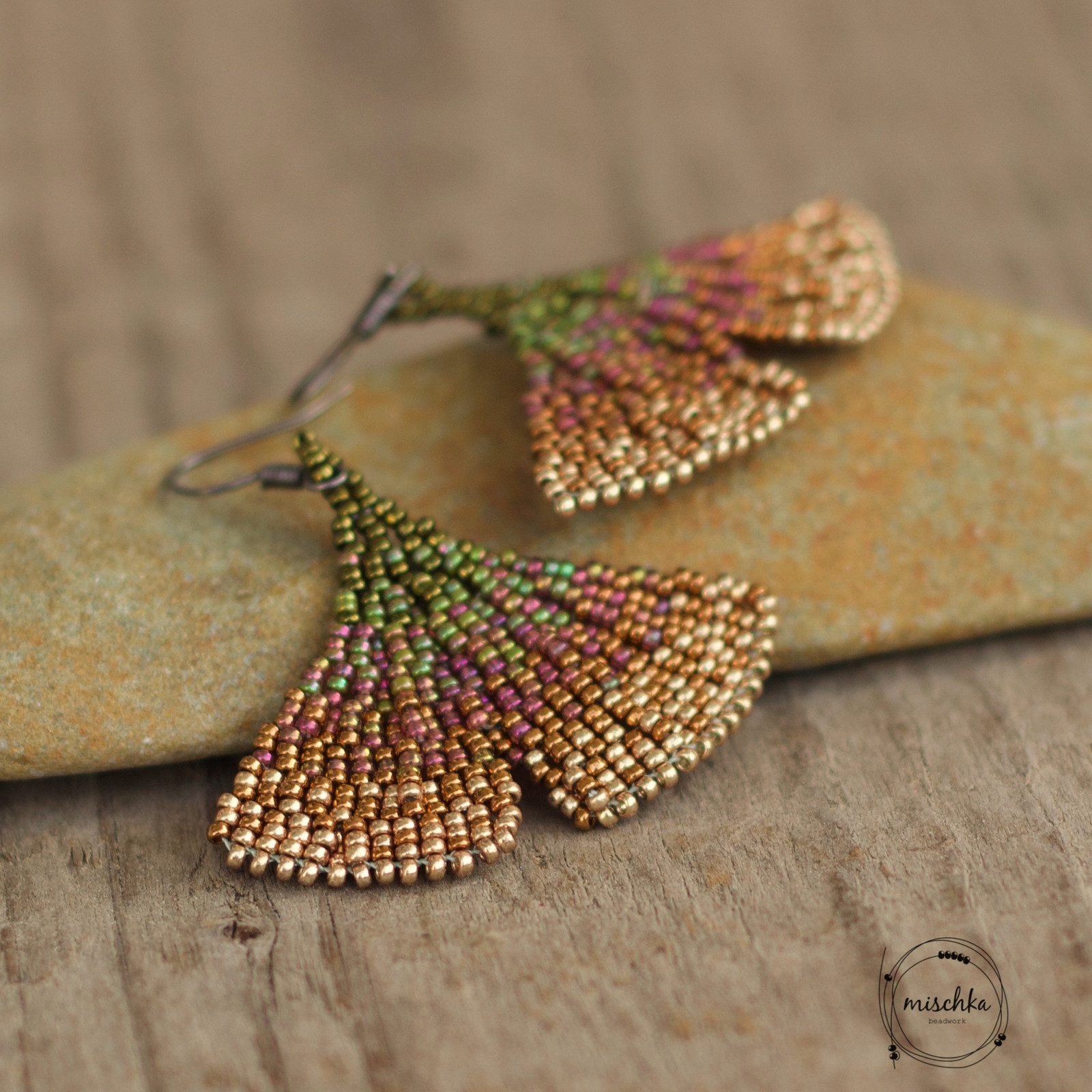 Růžové Náušnice "Jinany" / od Bird on Birch | Fler.cz