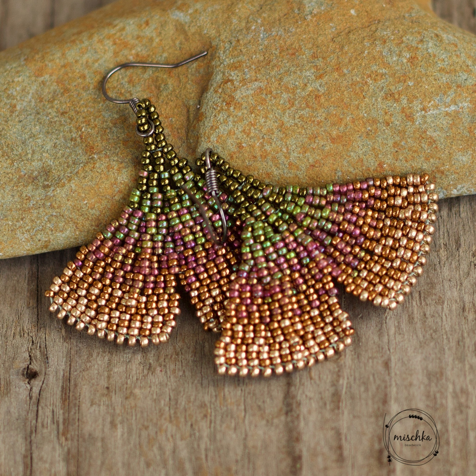 Růžové Náušnice "Jinany" / od Bird on Birch | Fler.cz