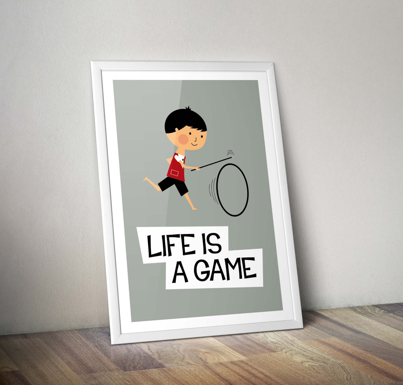 Plakát Life is a Game A4 / od Obrázky Tom | Fler.cz