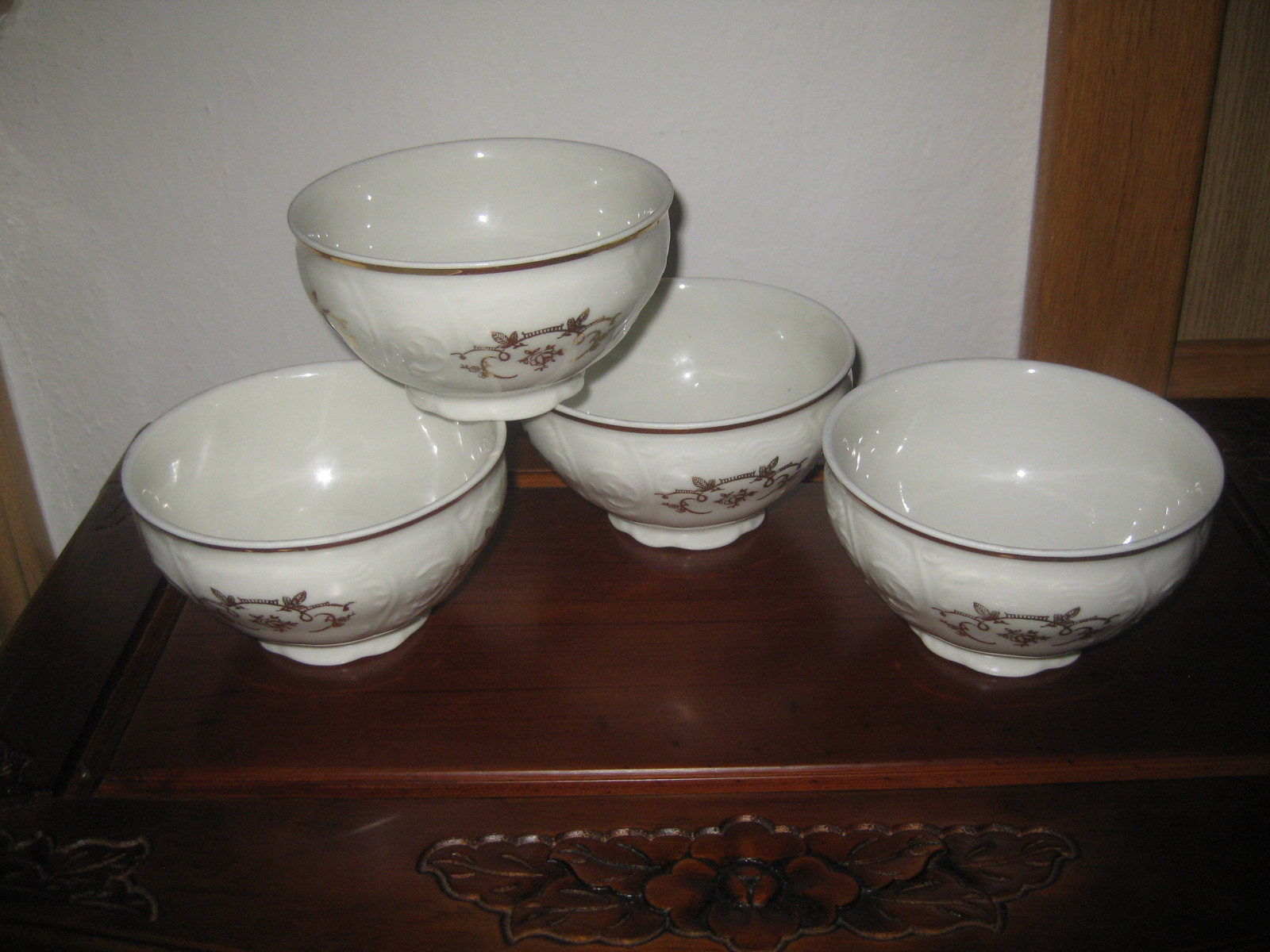 Nádobí kuchyňské bílé Porcelánové misky - Bernadotte / od MARTA555 ...