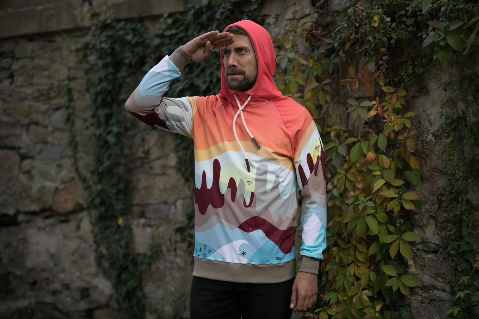 Vícebarevná SPORTY WORLD - pánska termo mikina / od AIDASTYLE | Fler.cz