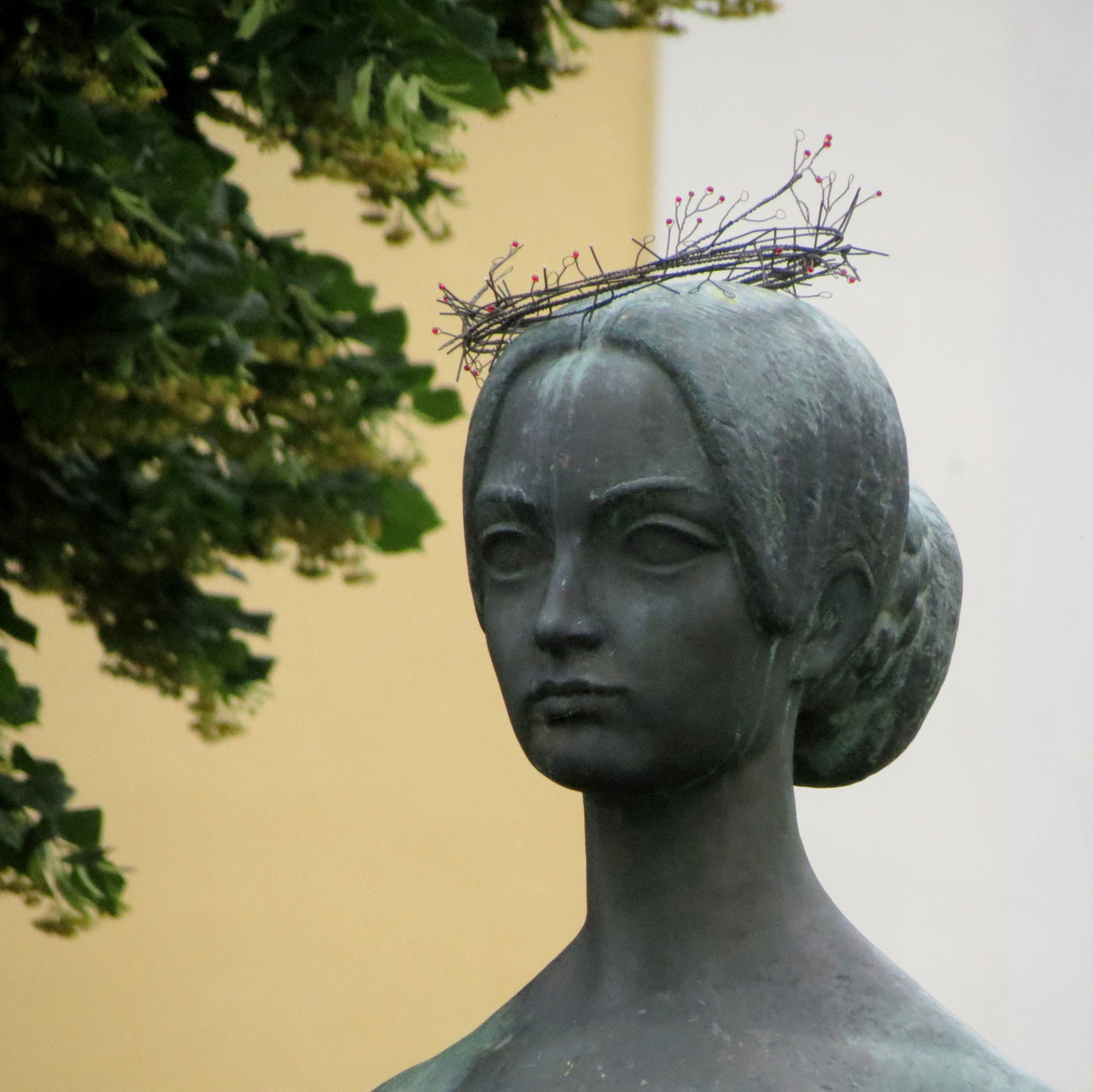 Černý trnová koruna. dekorační drátovaný věnec. / od smu | Fler.cz