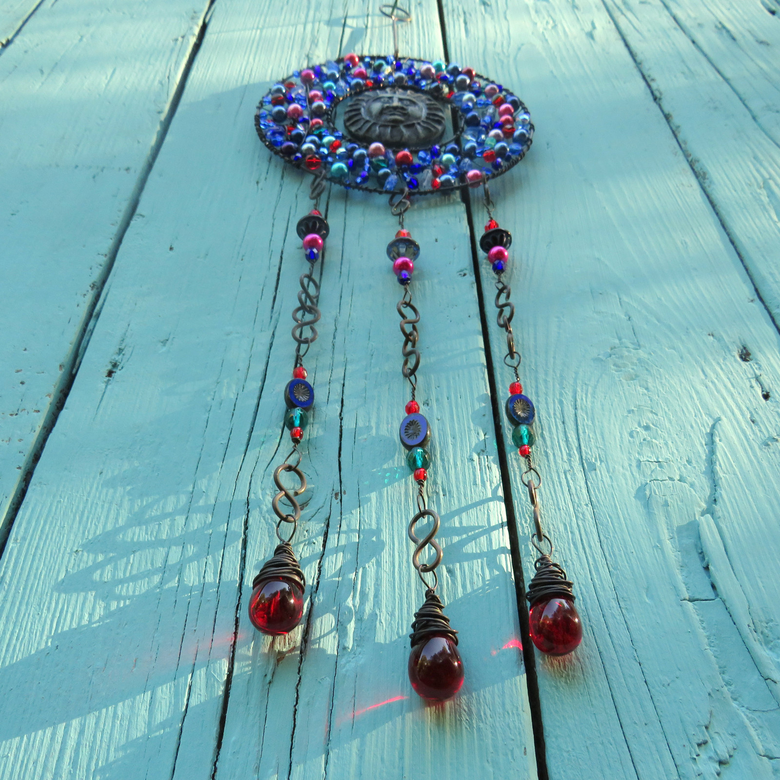 Modrý lapač snů se sluncem / od smu | Fler.cz