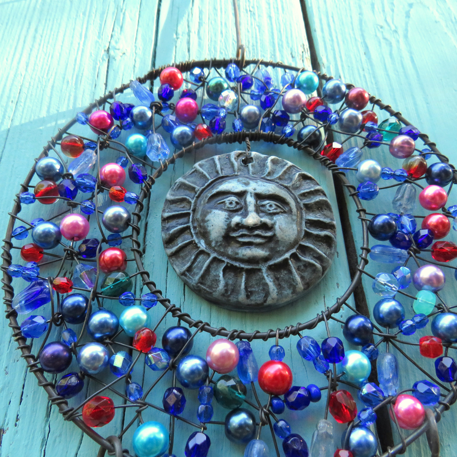 Modrý lapač snů se sluncem / od smu | Fler.cz