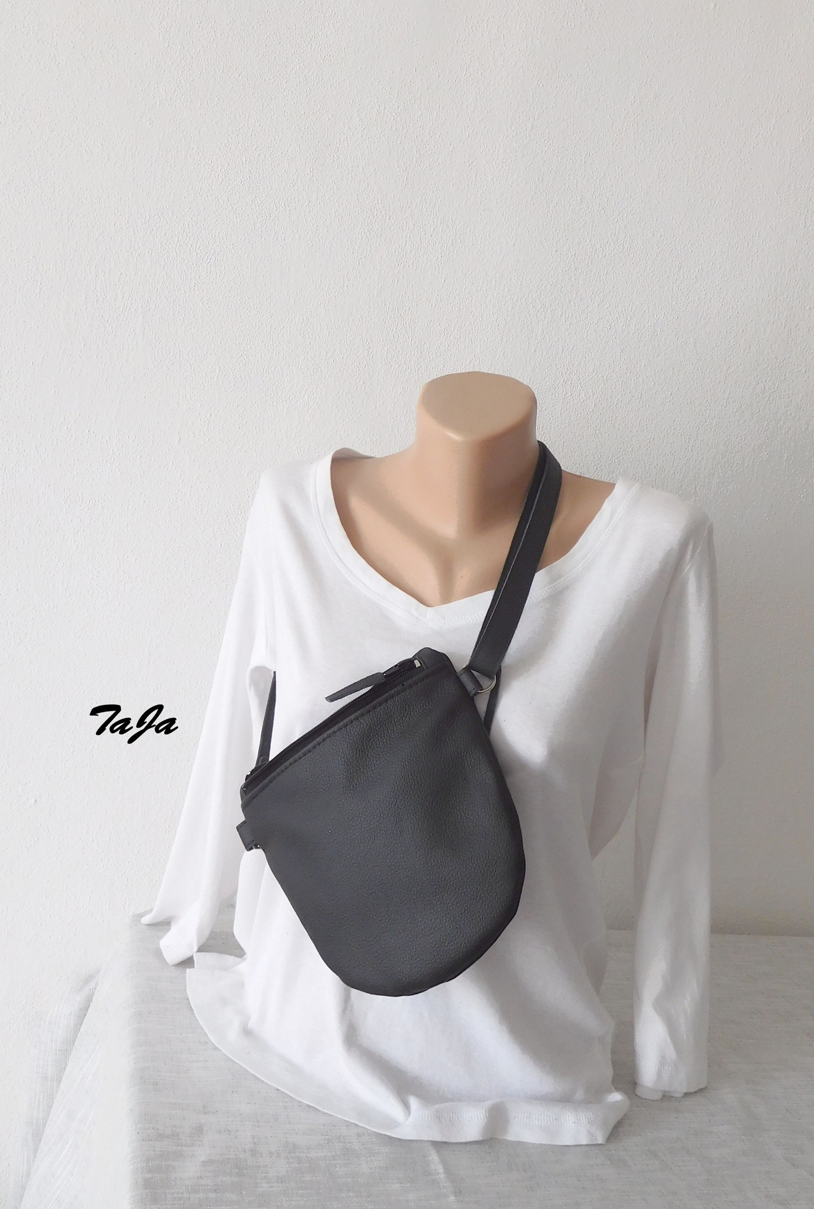 Dámská černá Ledvinka či kabelka / od TaJa | Fler.cz