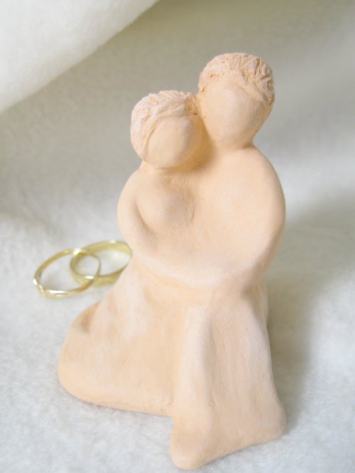 Socha růžová Harmonie / od Keramika-Kami | Fler.cz