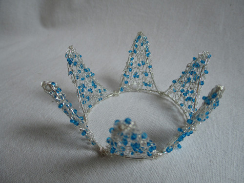 Čelenka dětská modrá Korunka / od kašpinka | Fler.cz