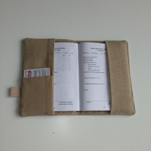 Originální textilní obal na dětský očkovací průkaz / od MossyArt | Fler.cz